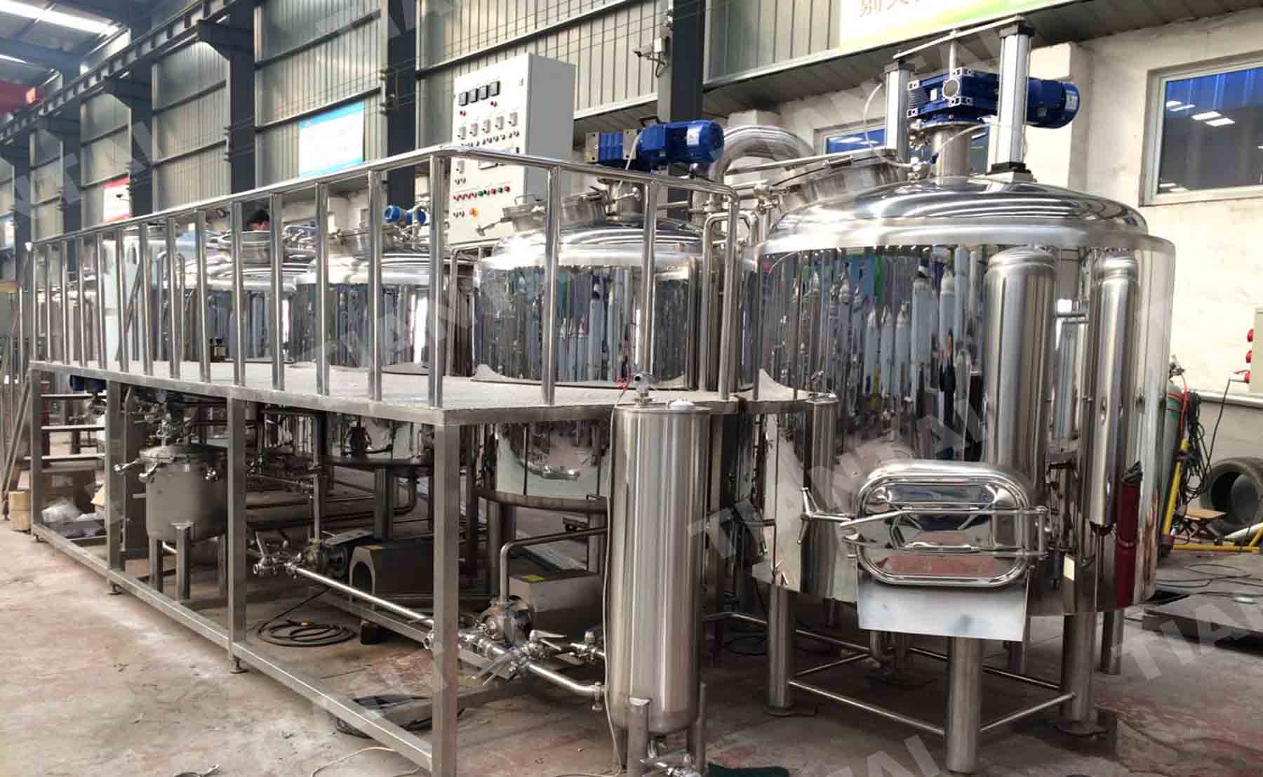 800L Steam Mash Tun | Tiantai® 2-150bbl Brewery Equipment Proposal