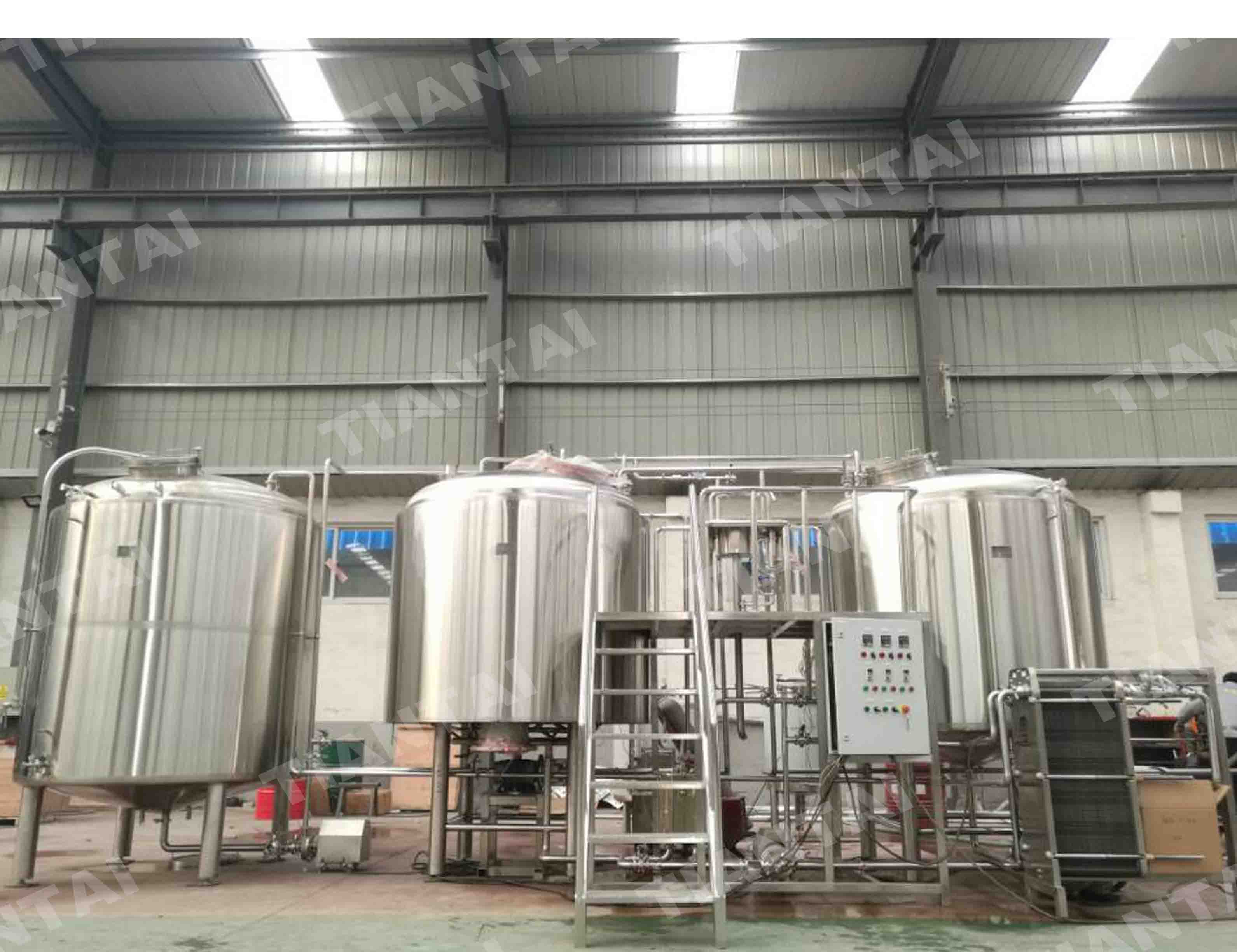 2500L/20BBL Steam Mash Tun | Tiantai® 2-150bbl Brewery Equipment Proposal