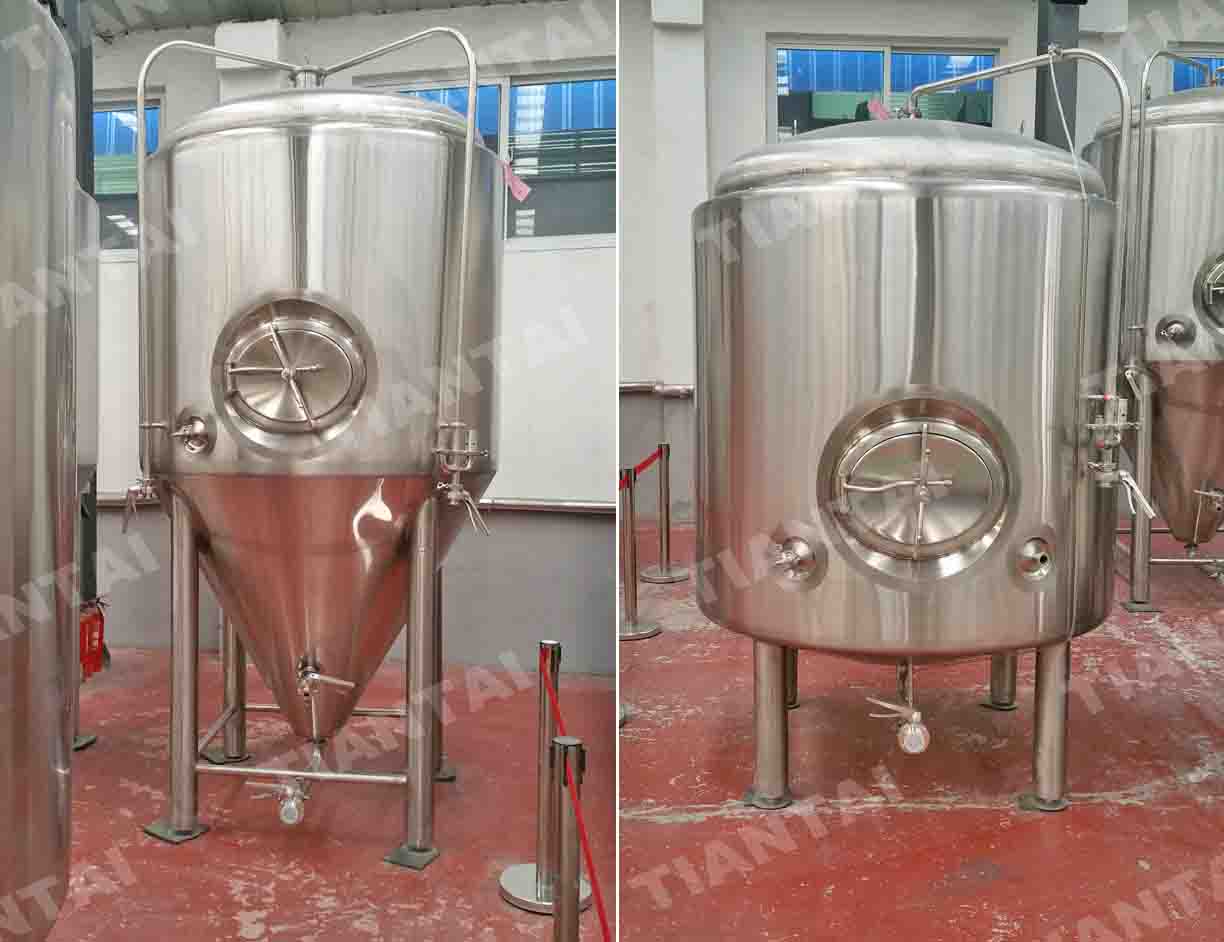 The cooling jacket and temperature sensor for fermentation tanks ...